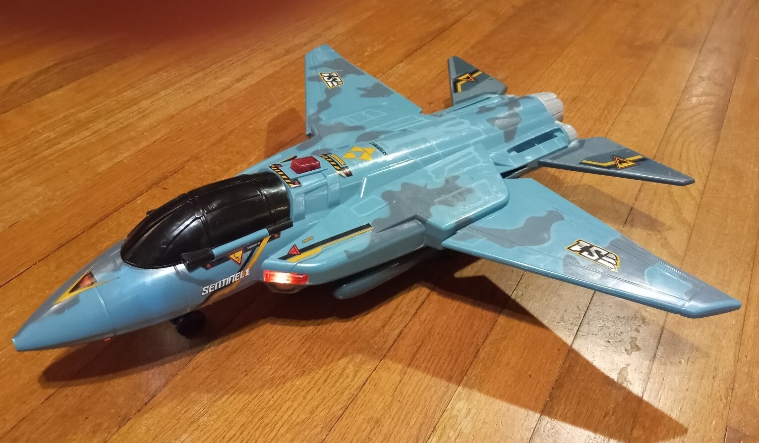 True Heroes SENTINEL 1 Truhawk Fighter Jet w Missiles Sound & Lights ...