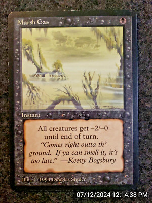 Marsh Gas THE DARK NM Black Common MAGIC CARD (DS3D1G9) | eBay
