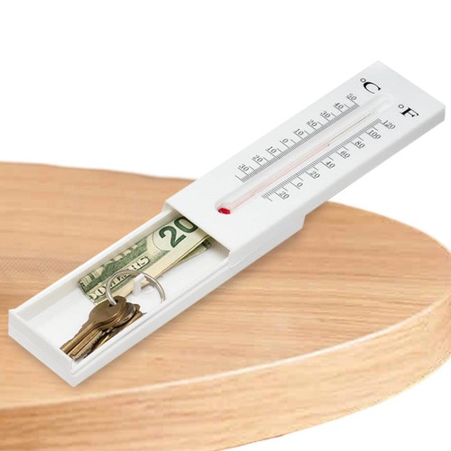 Storage Containers For Valuables Wall-mounted Secret Safe Thermometer ...