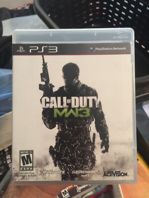 Call of Duty COD MW3 Modern Warfare 3 (Sony PlayStation 3, 2011) PS3 ...