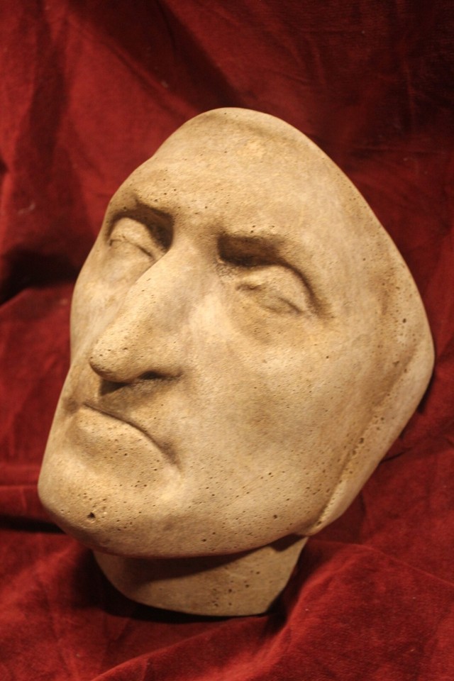Death Mask Dante Alighieri College Bust Italian Divine Comedy The ...