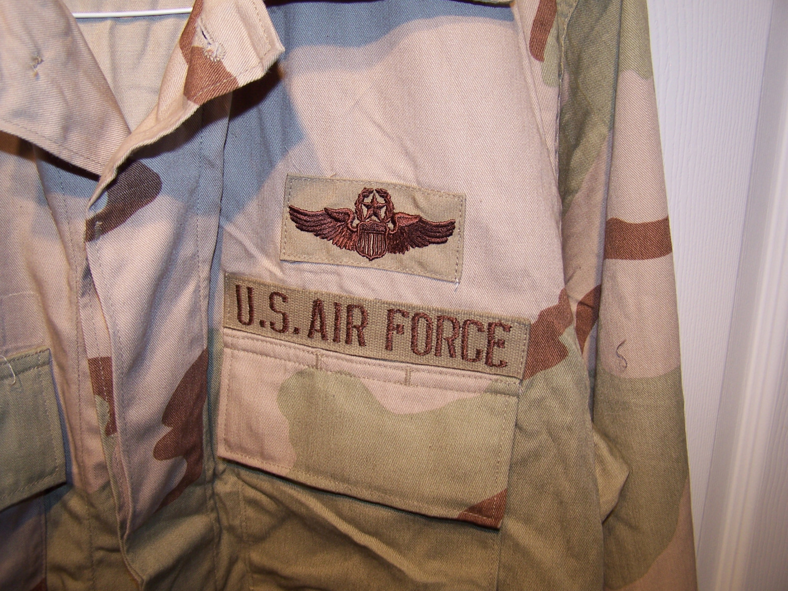 US MILITARY MEN'S MEDIUM LONG DCU COAT SHIRT TOP BLOUSE DESERT CAMO ...