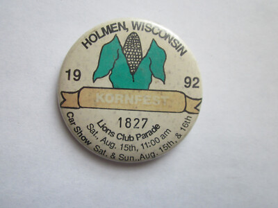 HOLMEN WISCONSIN 1992 KORNFEST PIN | eBay