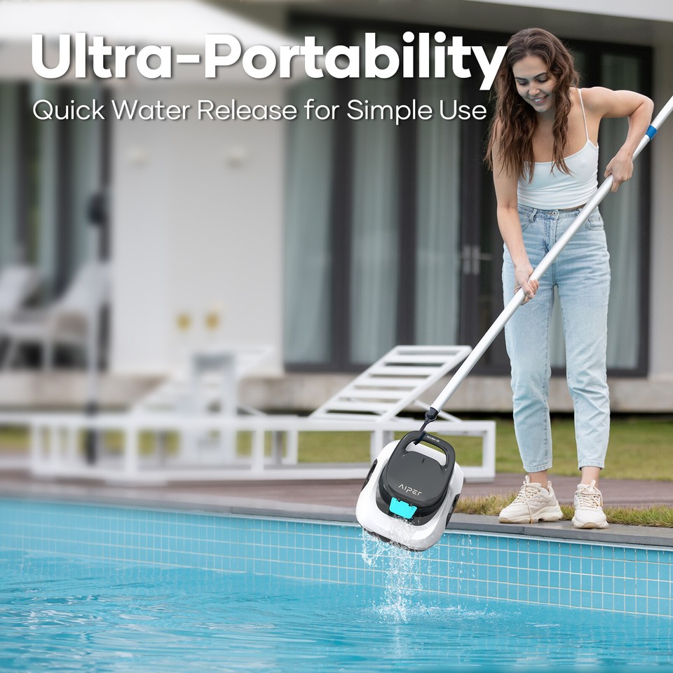 AIPER Scuba SE Pool Robot Cordless Vacuum Cleaner Robotic for Above ...