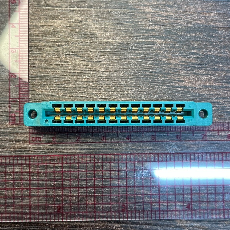 TRW Cinch 24 Pin Edge Connector W/Solder Tabs Gold Plated 251-12-50-177 ...