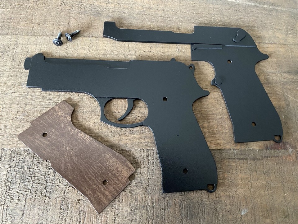 Beretta 92FS Gun Replica Metal 3D Sign | eBay
