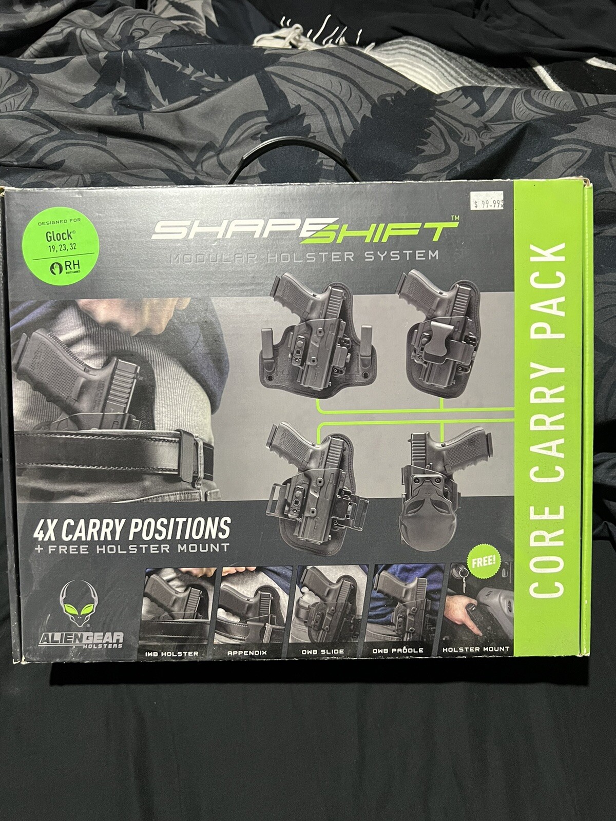 Alien Gear SSHK0057RHR1 Holsters ShapeShift Core Carry Pack for Right ...