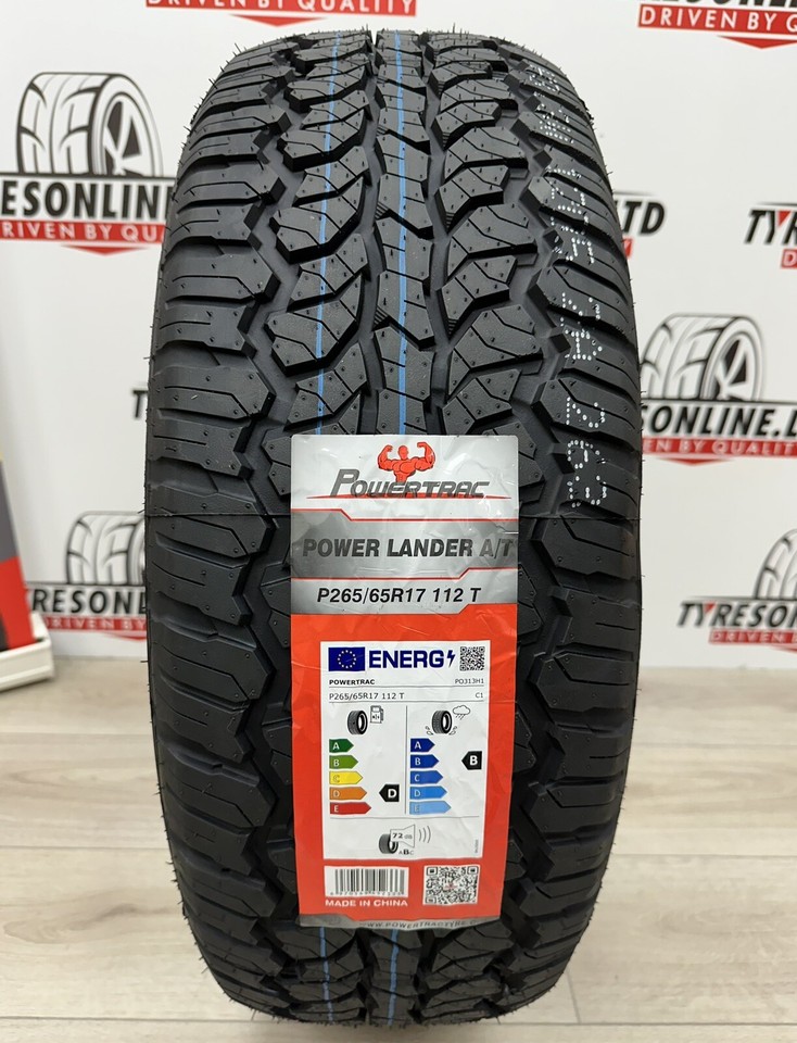 2 X 265 65 17 POWERTRAC ALL TERRAIN 112T 265/65R17 BRAND NEW TYRES M+S ...