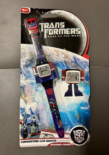 Hasbro Transformers Optimus Prime Transforming LCD Digital Watch 2011 ...