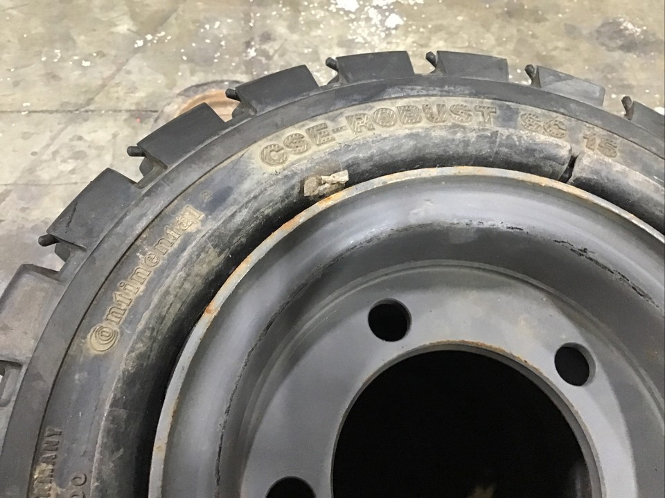 Continental Sc 15 Solid Forklift Tire 15x4.5-8 3" rim 125/75-8 ...