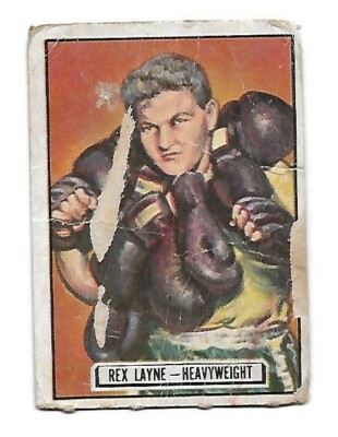 1951 Topps Ringside Boxing Rex Layne #58 | eBay