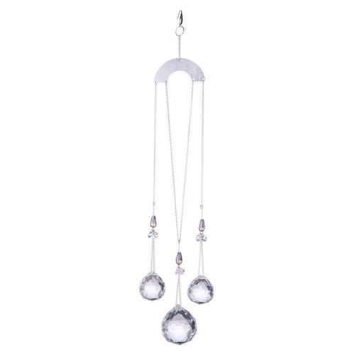 30/30/40mm Crystal Ball Prisms Suncatcher Hanging Ornament Chakra ...