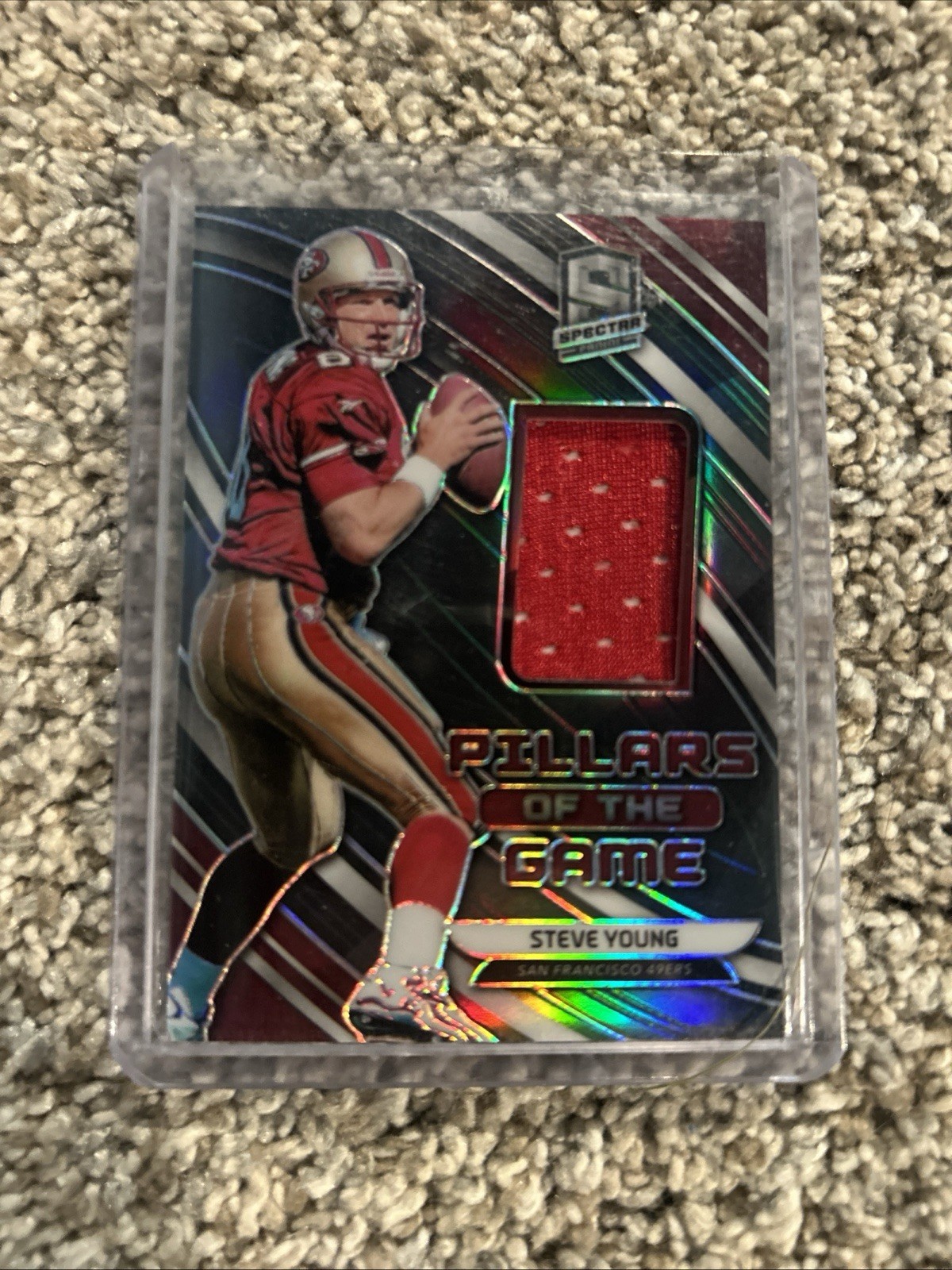 Steve Young 2019 Spectra #PG-18 Pillars of the Game /199 Price Guide ...