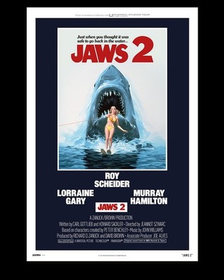 Roger Kastel JAWS 2 One Sheet LE Movie Poster Print Official 50th Ann ...