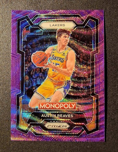 2023-24 Panini Prizm Monopoly - AUSTIN REAVES #42 Purple Wave - LA ...