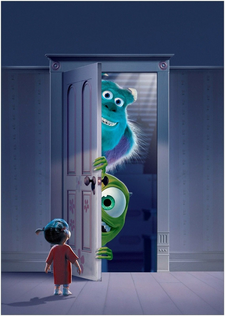 Monsters Inc Poster On Wall
