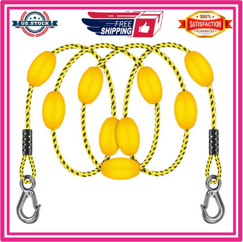 65Ft Tow Rope, Boating Tow Ropes for 1-4 Rider Towable Tubes, W/Floats ...