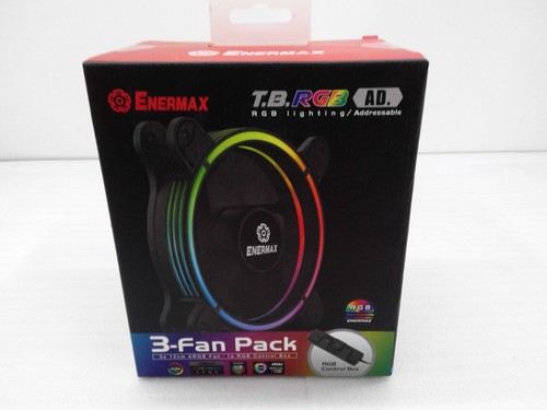 NEW Enermax T.B. RGB Advance ARGB 120mm PC Case Fan - 3 Pack ...