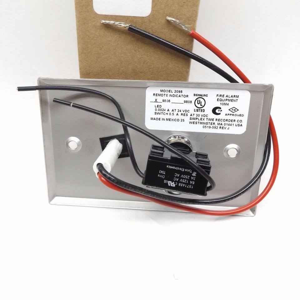 Simplex 2098–9806 0621151 Alarm Indicator Key Switch | eBay