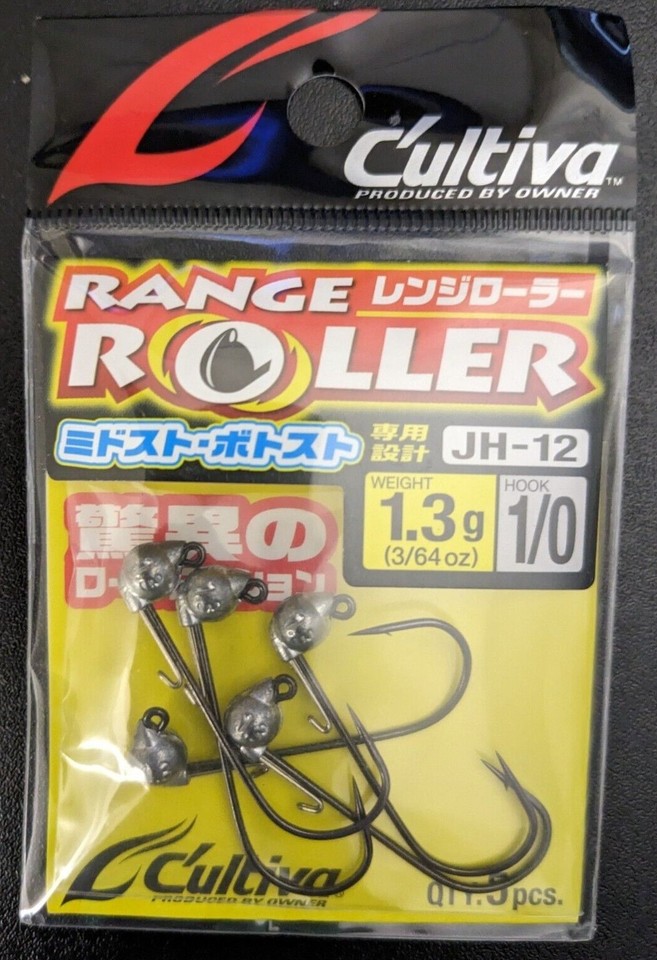 Owner Cultiva Range Roller JH-12 Finesse Jig Head Mid Strolling | eBay