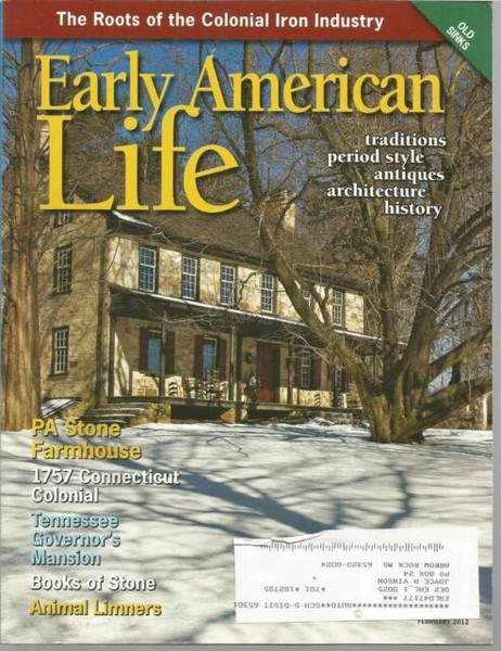 Early American Life Magazine - December 2013 18th Century Farmhouse for ...