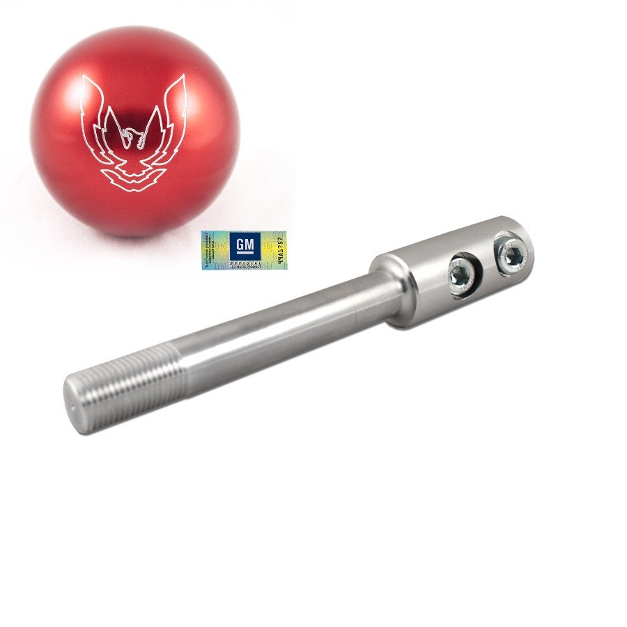 82-02 Trans Am Billet Red Phoenix Bird Shift Knob w/ Short Throw ...