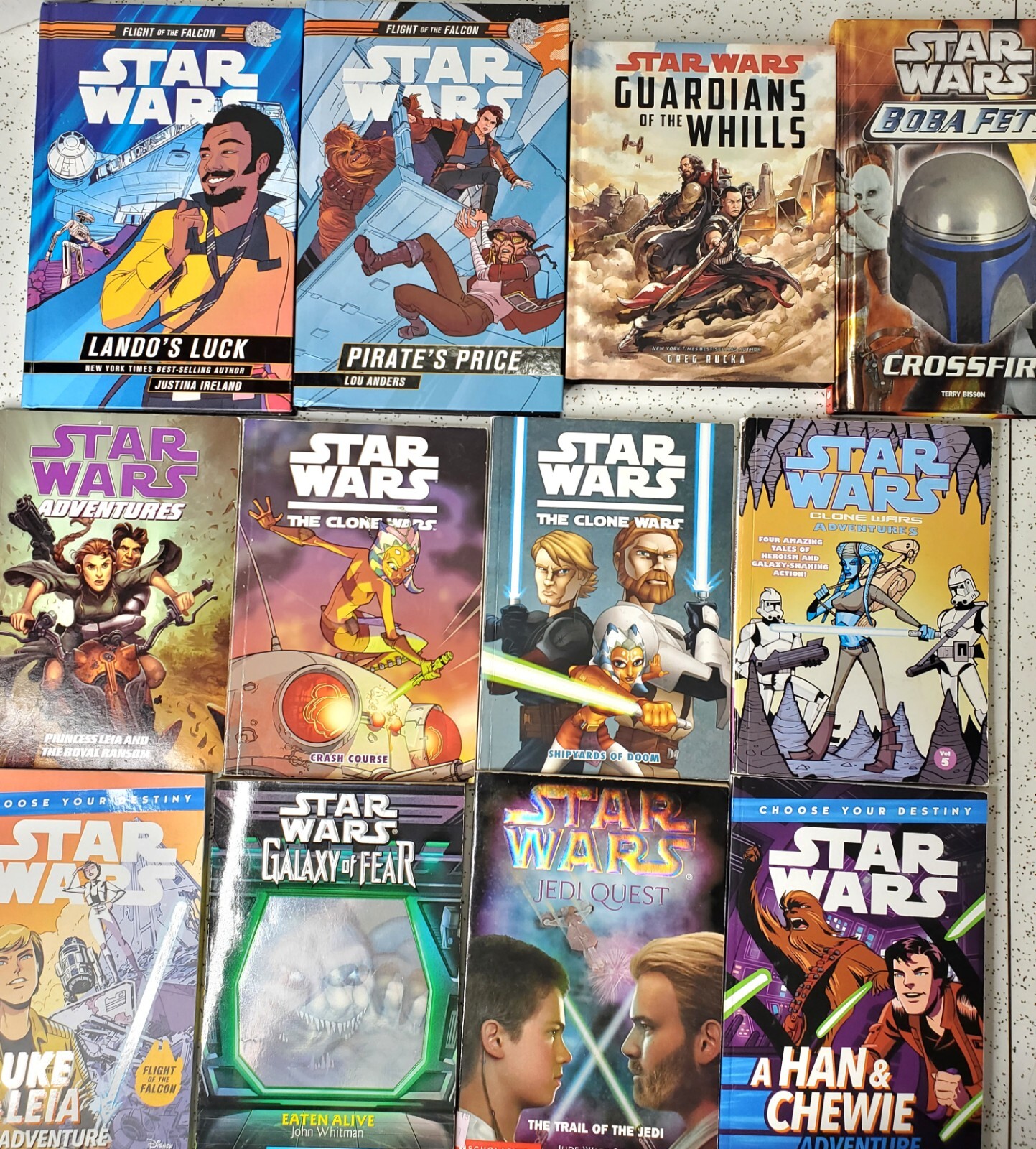 Lot of 22 Young Reader Star Wars Kids Books Junior Novels Scholastic ...