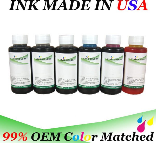 600ml 4-Color Bulk Ink Refill Kit for HP Inkjet Printer Cartridges ...
