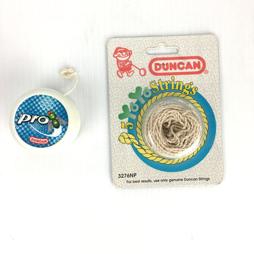 Duncan Pro Fly Blue White and Pack of 5 New Strings. | eBay