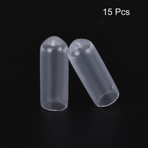 15pcs Rubber End Caps 5mm(3/16") Round End Cap Screw Thread Protectors ...