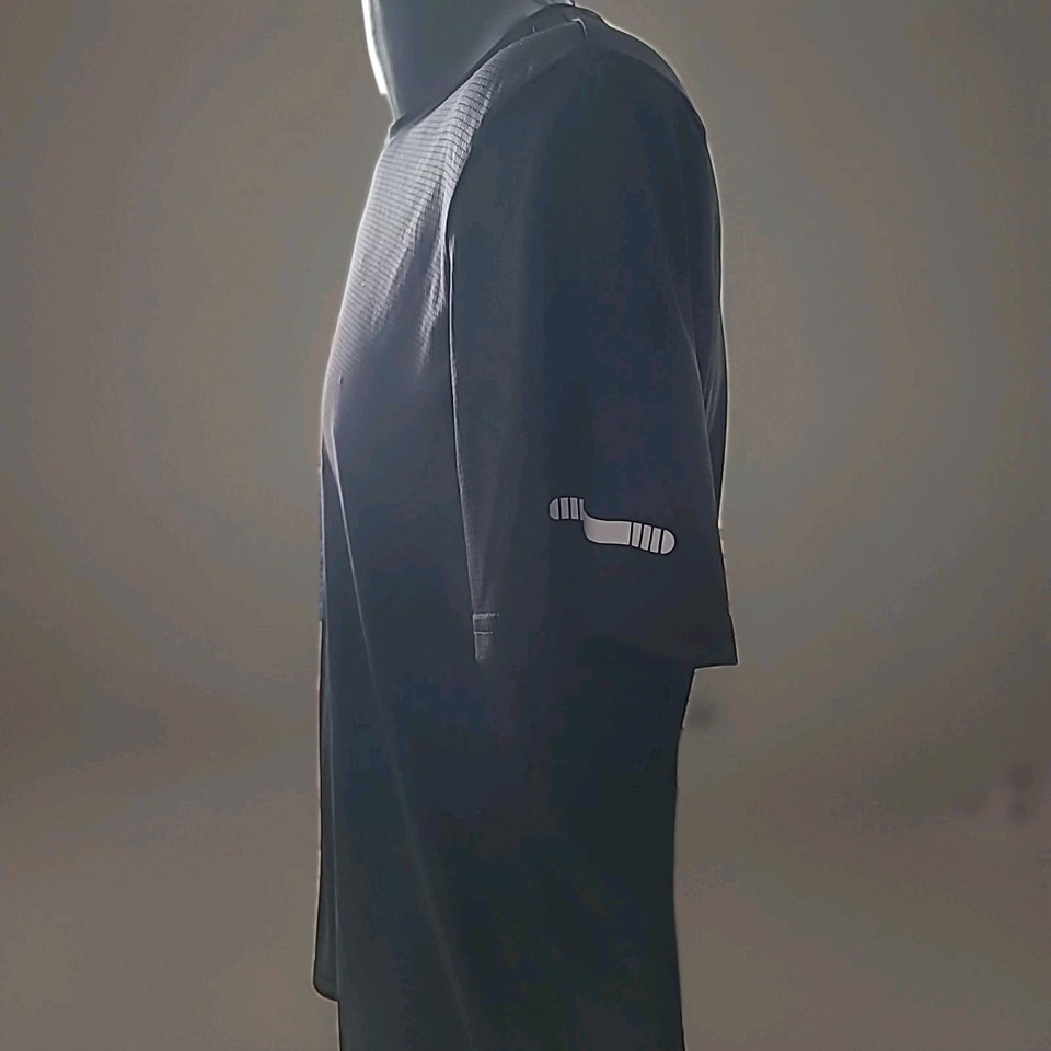 Made In China - Black Crew Neck Short Sleeved Running/Gym T - Shirt ...