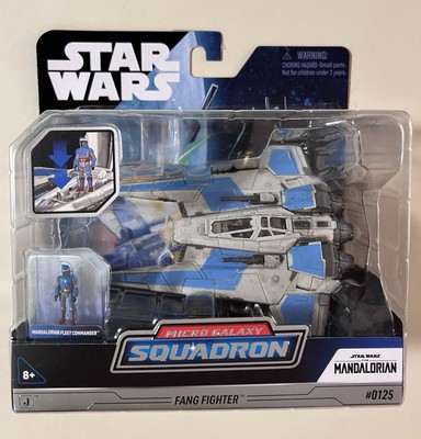 Star Wars Micro Galaxy Squadron Fang Fighter #0125 Mandalorian Fleet ...
