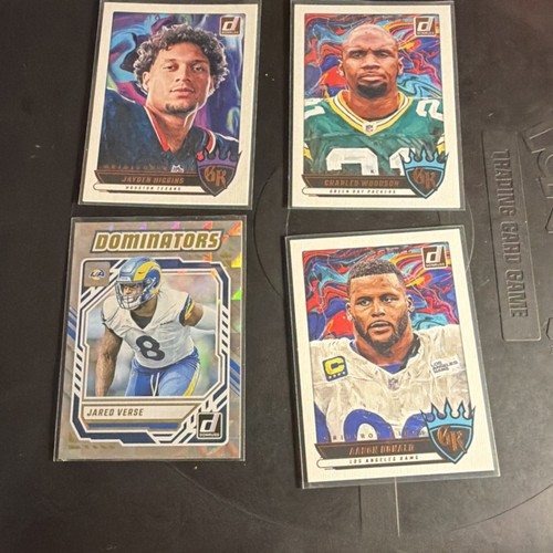 Panini NFL 2025 Jayden Higgins Woodson Verse Donald 4 Card Lot | eBay