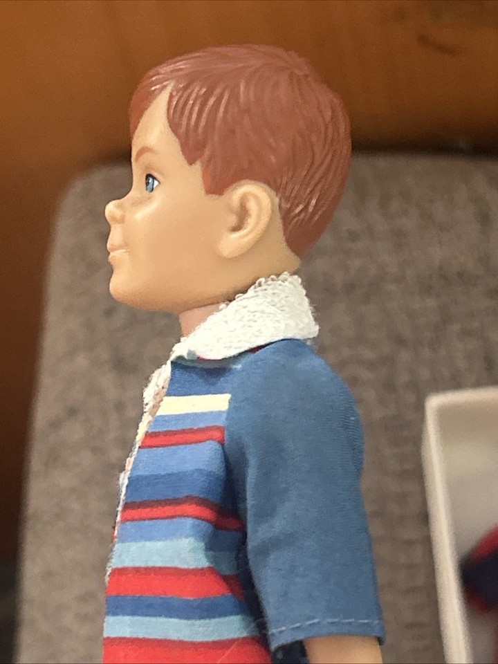 1965 vintage Barbie RICKY Doll TITIAN Painted Hair #1090 With Extra ...