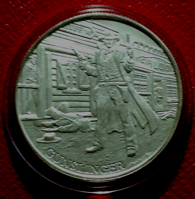 The Gunslinger-Prospector Series-Provident Mint 1 Troy oz..999 Silver ...