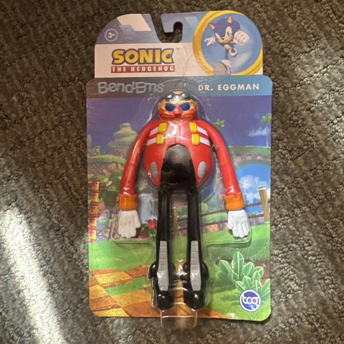 Sonic The Hedgehog BendEms "DR. EGGMAN" Bend-able Pose-able Collectible ...
