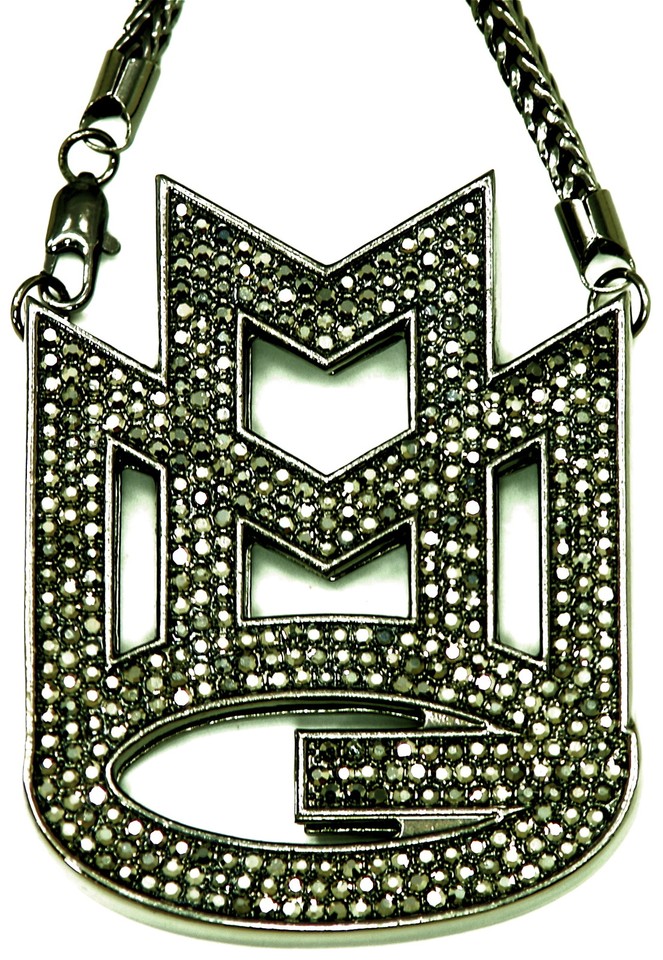 MMG Necklace New Pendant With 36 Inch Franco Style Chain | eBay