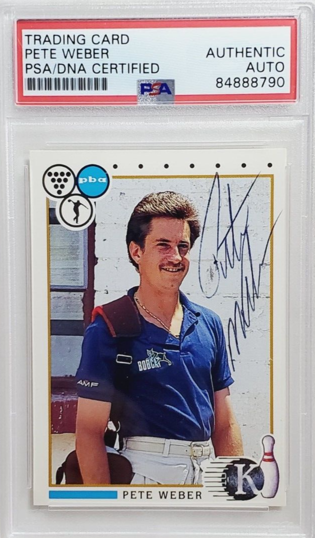 1990 Kingpins PBA #23 Pete Weber Signed Rookie Card Autograph RC Auto ...