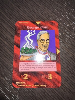 George Bush Card Unlimited INWO Illuminati New World Order Near Mint | eBay