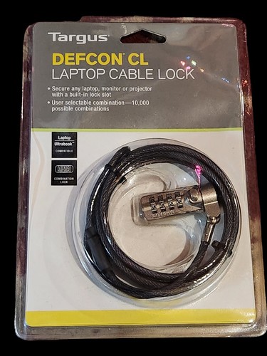 Targus DEFCON CL Laptop Cable Lock - PA410U | eBay