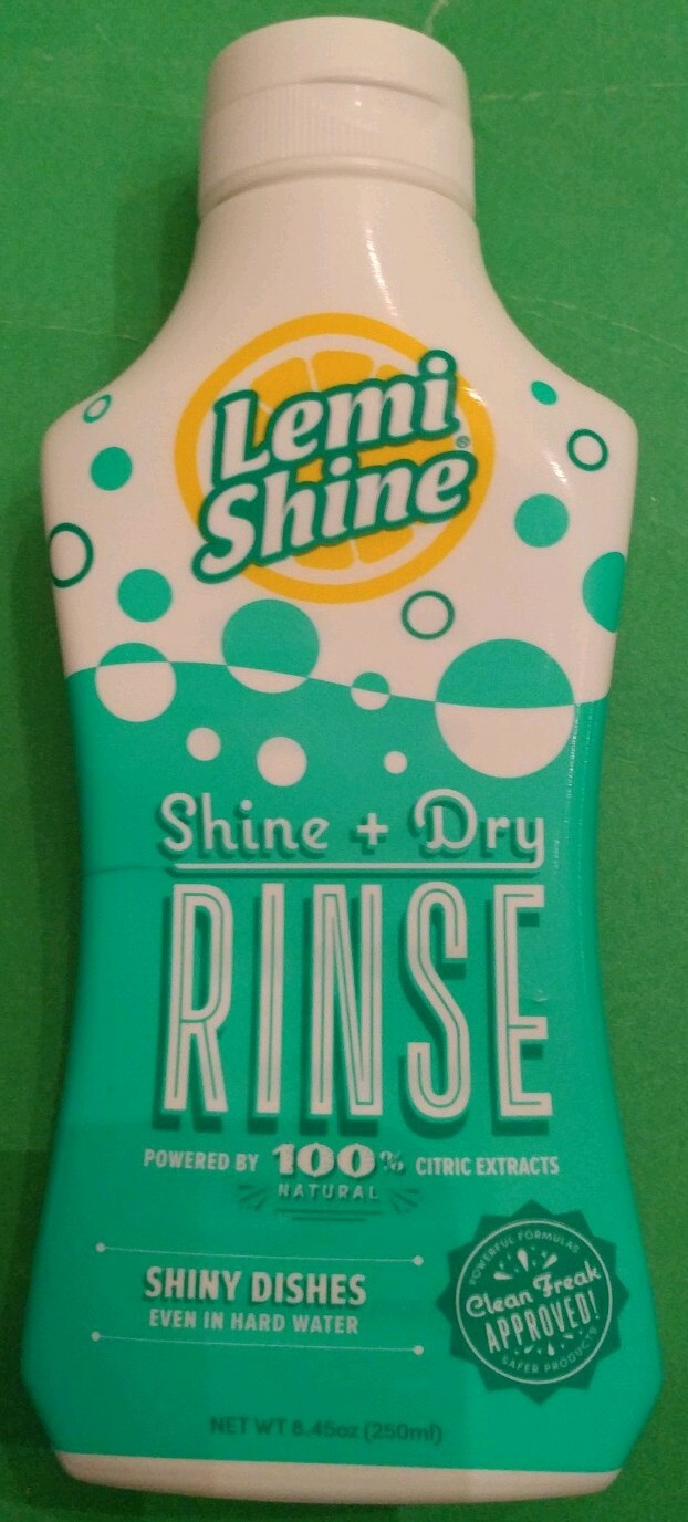 Lemi Shine Shine Plus Dry Rinse Dishwasher, Lemon, 8.45 Fluid Ounce | eBay