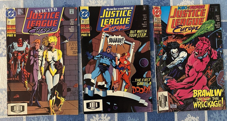 Justice League Europe (1991) 25-33 (9 issues) | eBay UK