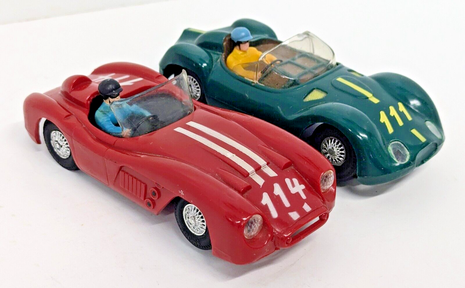 Vintage 1960's Sears Auto Road Racer 2 Slot Car Set Marx Ferrari ...