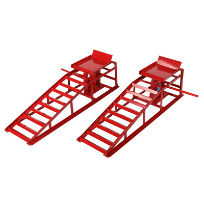 2 Pack 5 Ton Car Truck Service Ramp Lift Car Jack Hydraulic Elevator ...