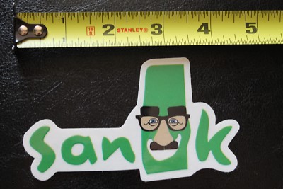 SANUK SMILEY DISGUISE sandals surf ocean ~4.5" Vintage Surfing Decal ...