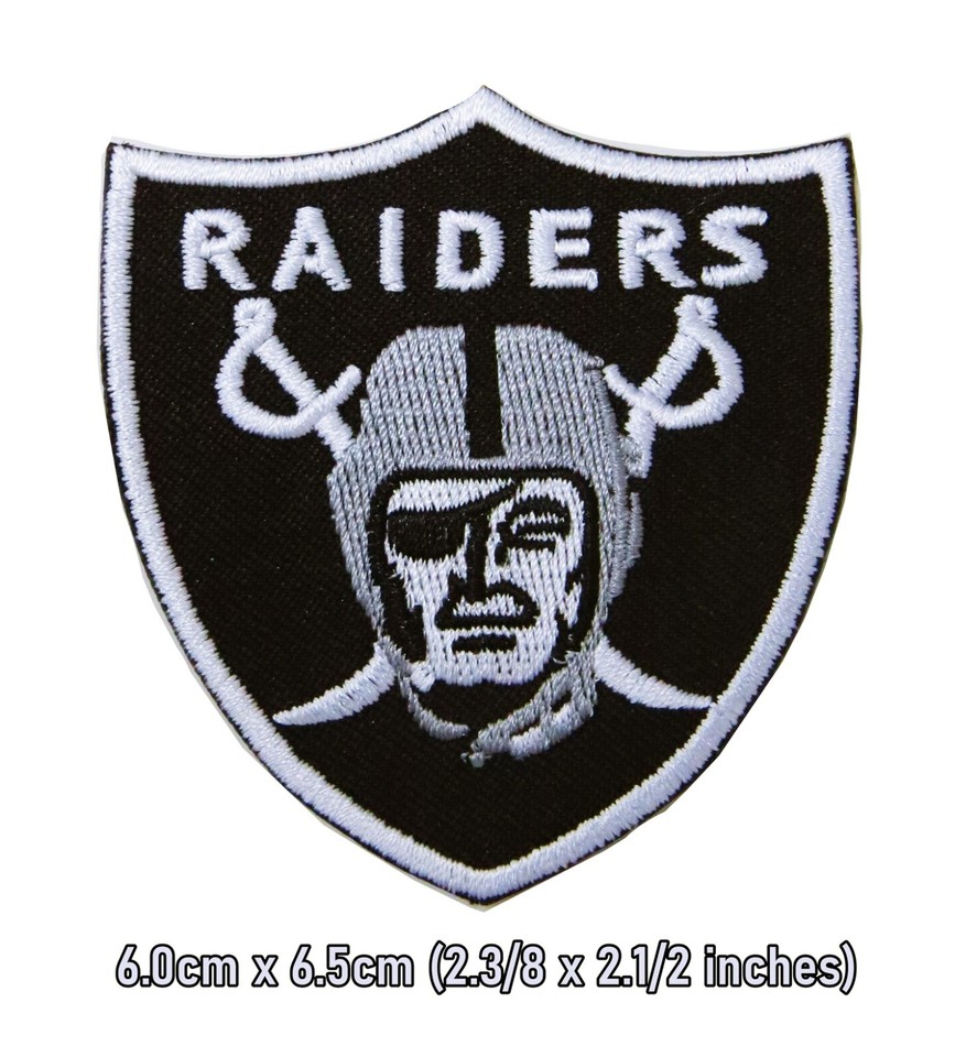 Oakland Raiders NFL Football Patches Embroidery iron,sew(From Thai by ...