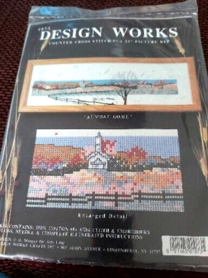 Design Works Cross Stitch Kit #1073 Almost Home PANORAMIC OCEAN View 7 ...