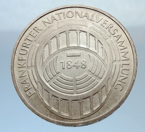 1973 GERMANY Proof Silver 5 Mark German Coin FRANFURT PARLIAMENT ...
