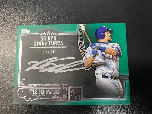 2016 Topps Kyle Schwarber Silver Signatures On Card Autograph #09/15 ...