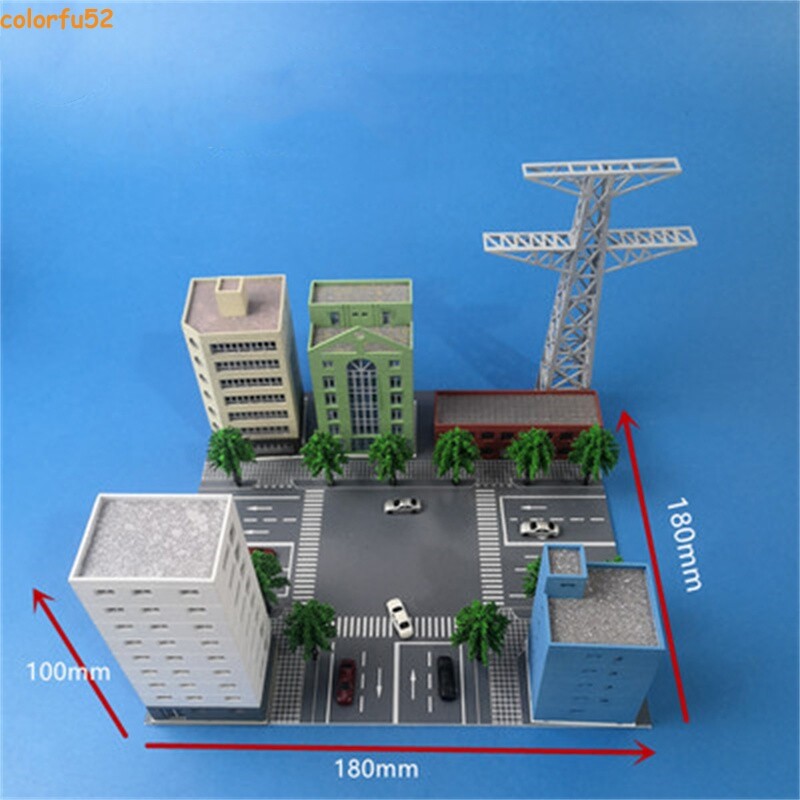 1/300 Scale City Scene Building Viaduct High-Rise Building Model Set ...